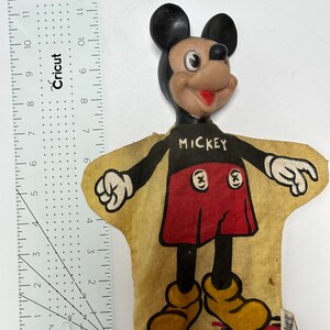 Vintage Gund Mickey Mouse Hand Puppet - Etsy