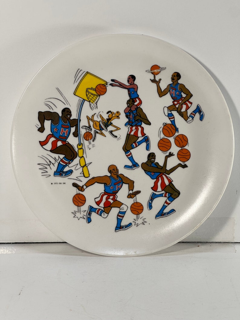 1972 Harlem Globetrotters Dinner Plates - Etsy