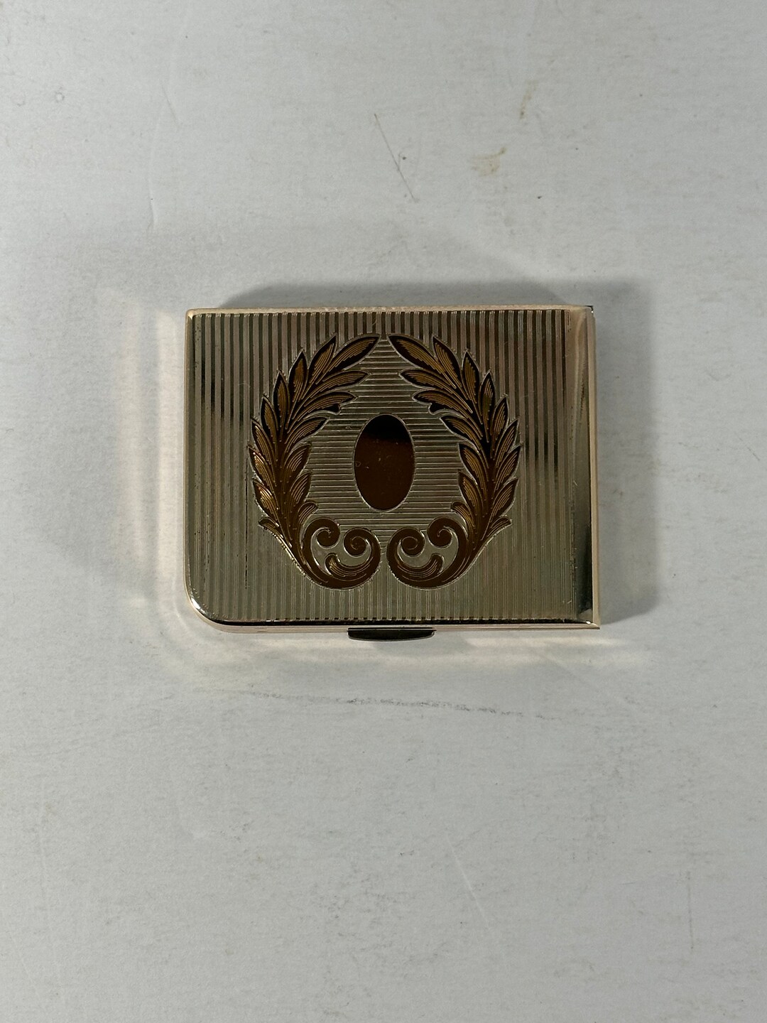 Vintage Elgin American Gold Tone Compact Case - Etsy