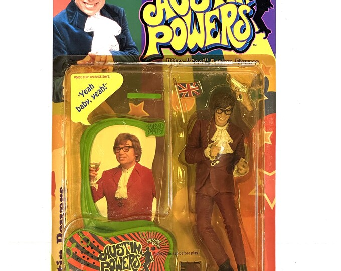 Vintage Rare Austin Powers 6" Talking Action Figure Mcfarlane 1990's ...