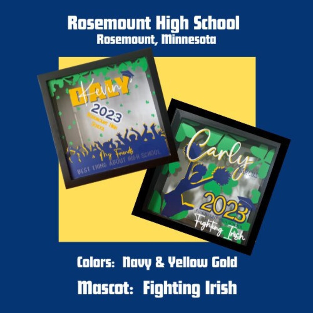 Custom Graduation Card and Keepsake Box Rosemount Irish - Etsy