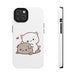 Peach and Goma Cats Cute Mochi Cats, Peachlovesgoma iPhone Case, Cute Cat Phone Case for iPhone ...