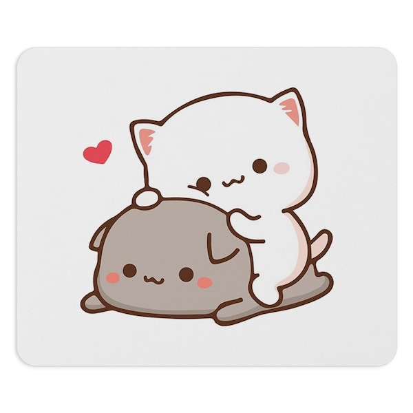 Mochi Cat Desk Mat - Etsy