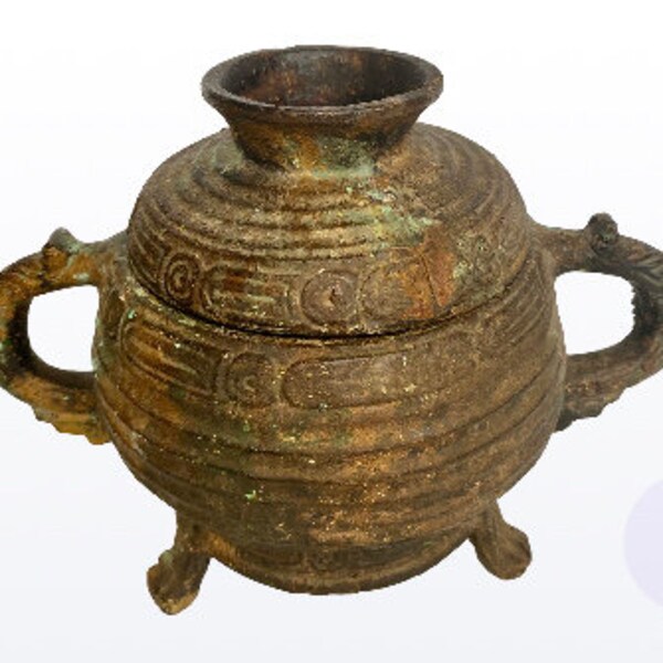 Antique Cast Iron Bucket - Etsy