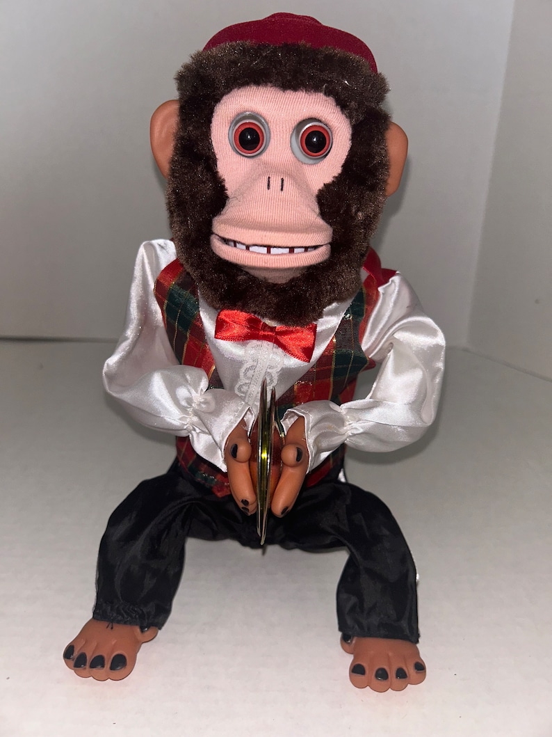 Charley Chimp Cymbal-playing Monkey Banging Toy Chimpanzee Battery Operated - Etsy