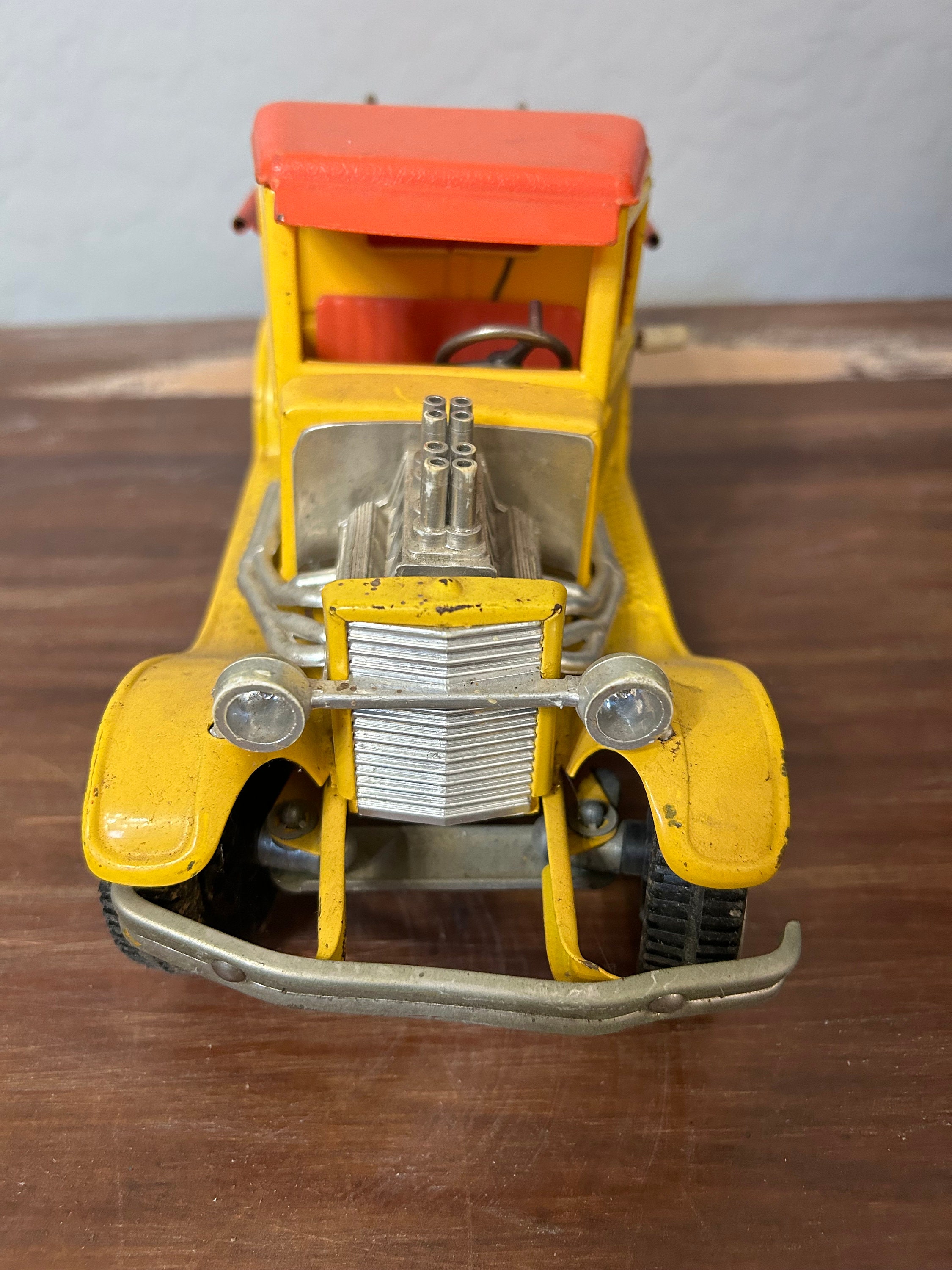 Vintage 1960's Buddy L Hot Rod Surf & Dump 11" Pressed Steel Metal ...