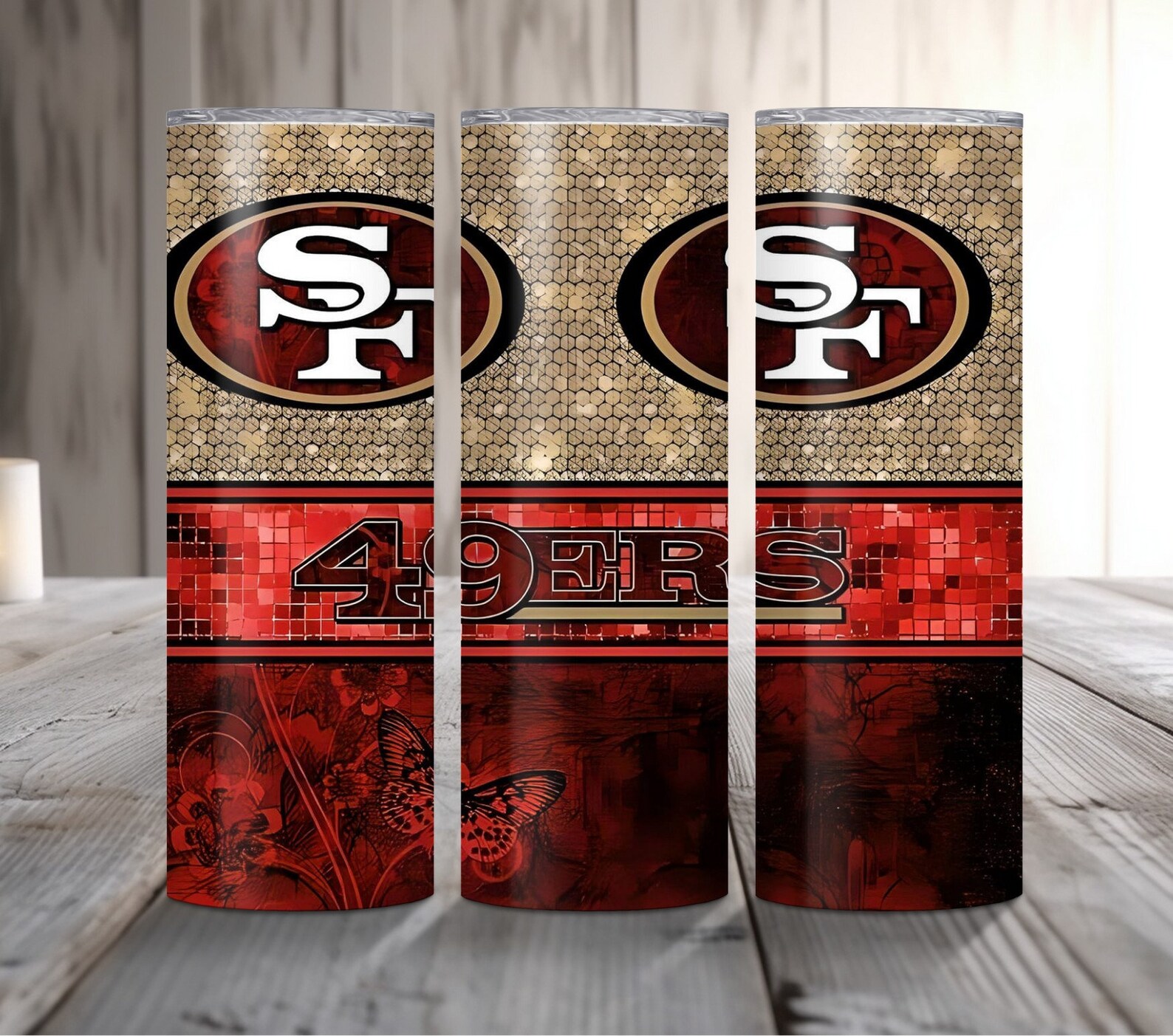 49ERS 20 OZ TUMBLERS - Etsy