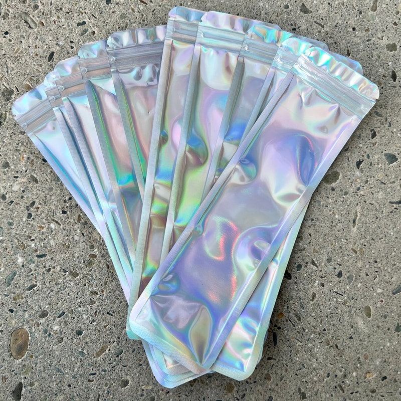 Holographic Plastic Merchandise Bag - Etsy