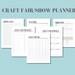 Craft Fair Planner Craft Show Planner Vendor Fair Planner Vendor Event ...