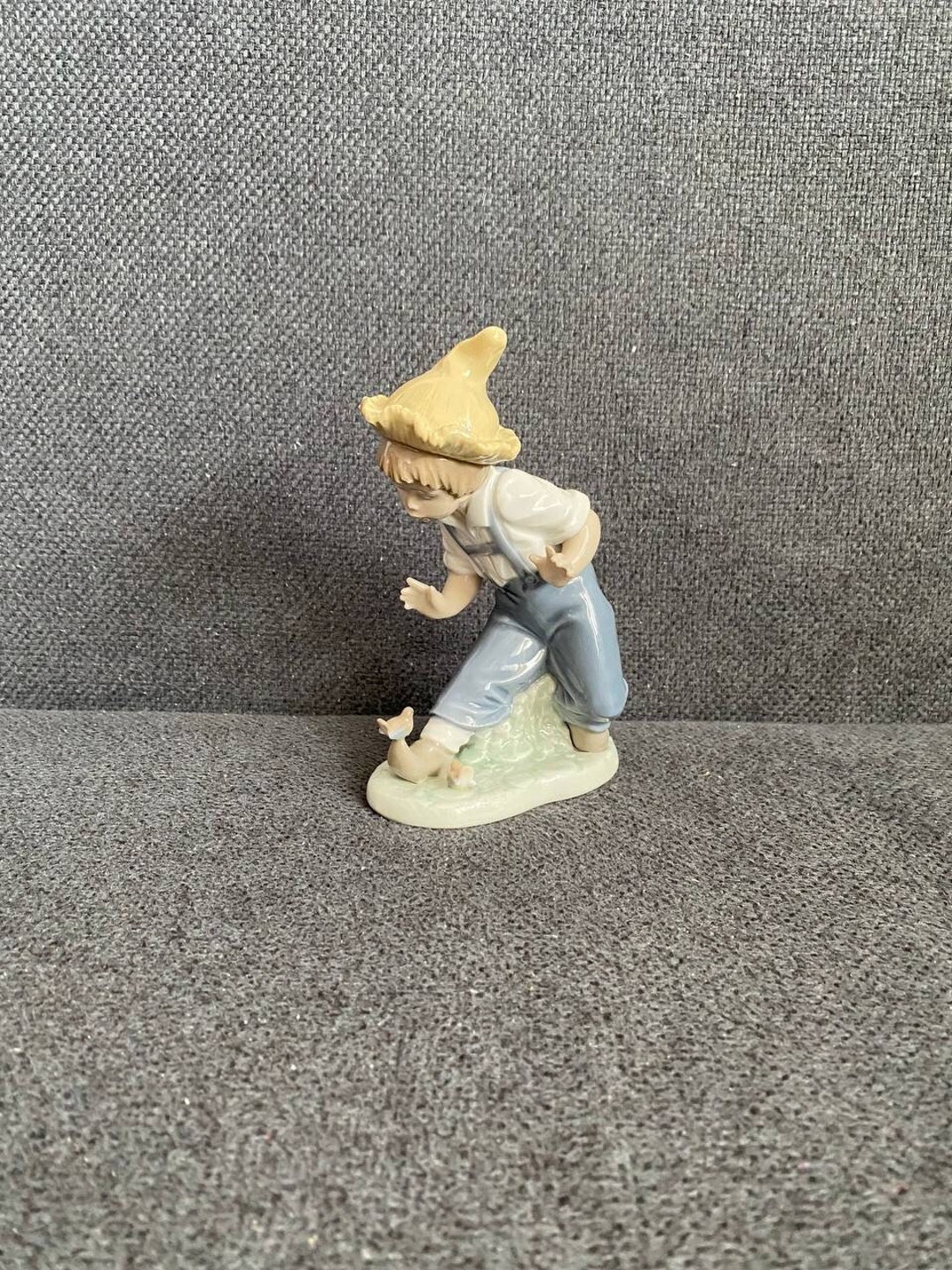 Nao by Lladro "a Village Boy Plays With Birds" 1980s Very Rare - Etsy