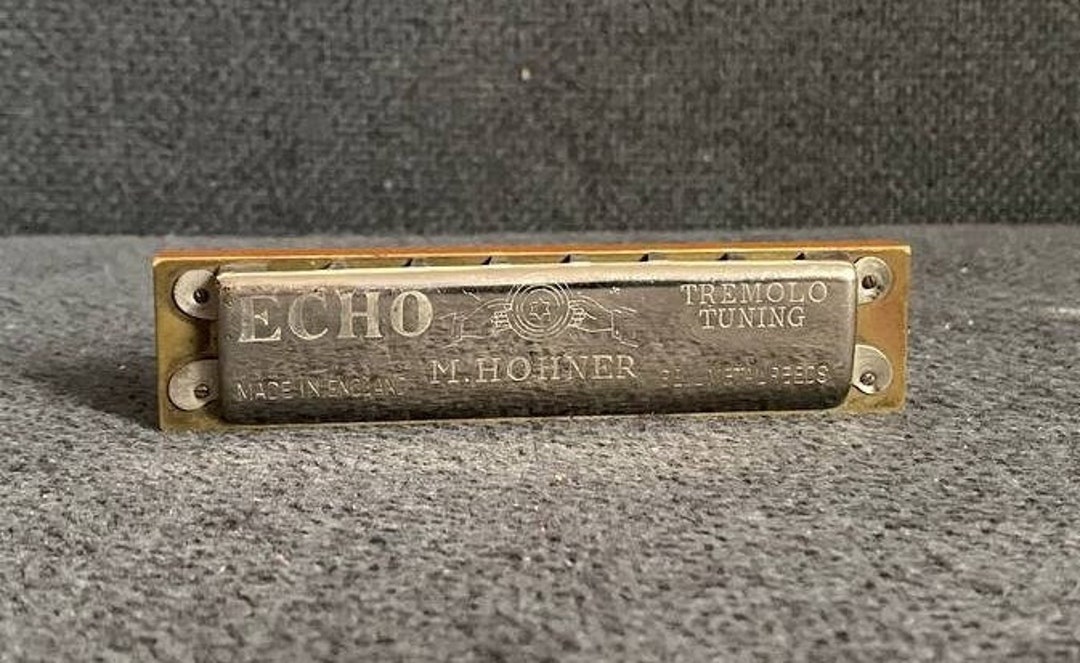 Vintage M. Hohner ECHO Harmonica - Etsy
