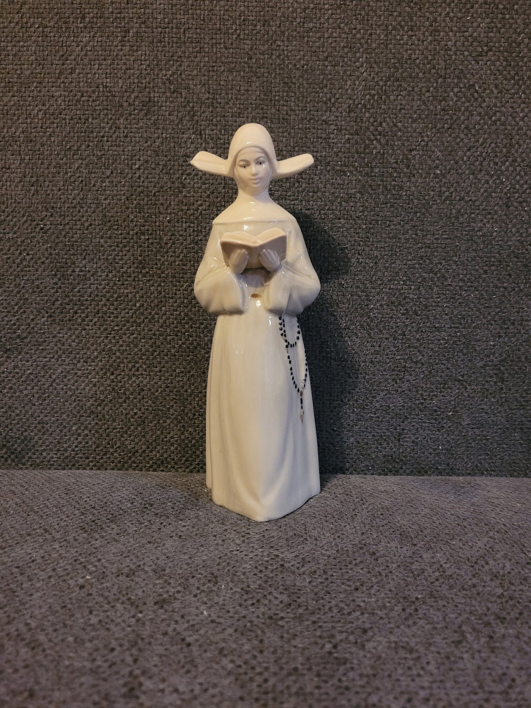 A Rare Lean Porcelain Figurine of a Nun - Etsy