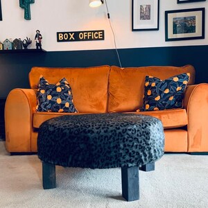 Large Round Footstool - Etsy