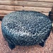 Large Round Footstool - Etsy