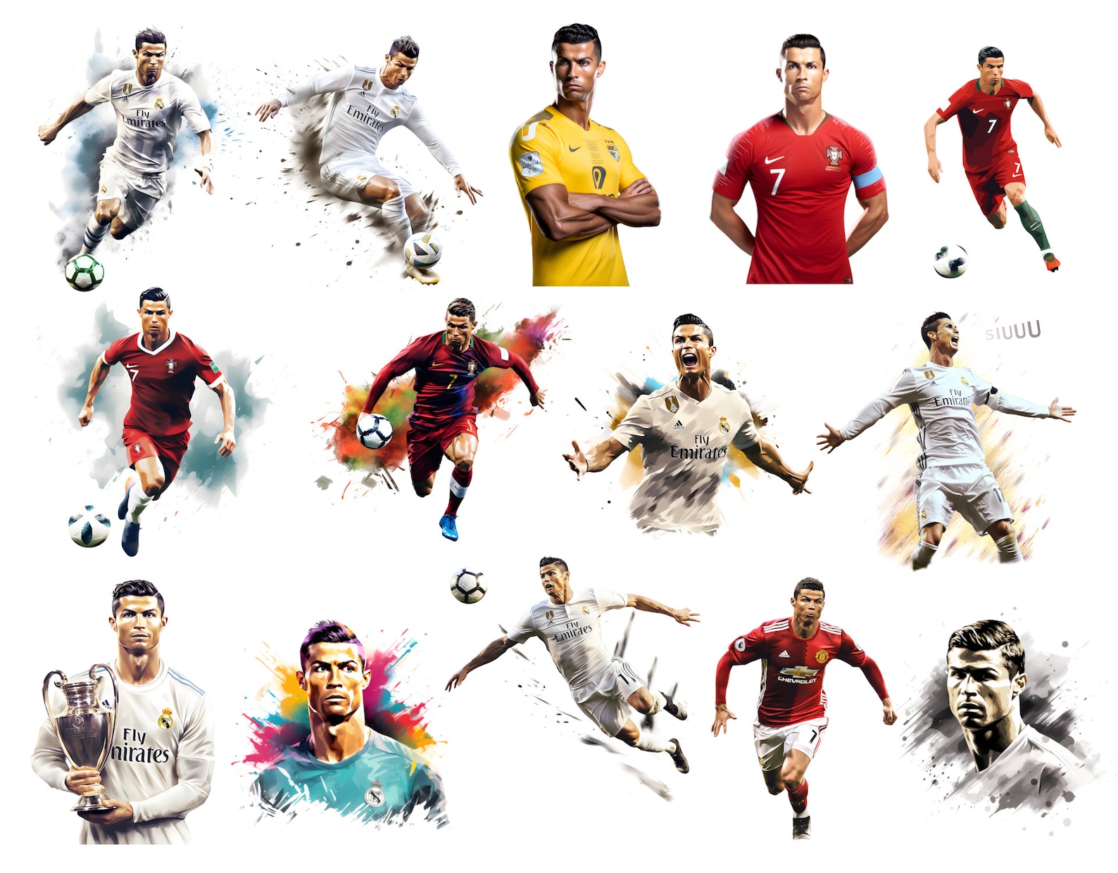 Cristiano Ronaldo Bundle 14 PNG | Cristiano Ronaldo CR7 Clipart ...