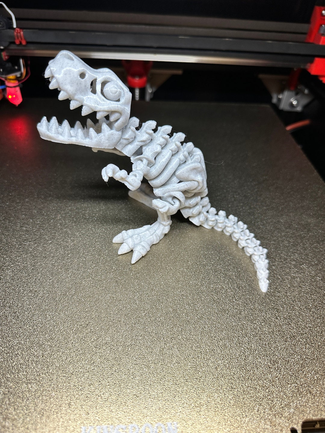 3d Printed Articulated T Rex Etsy