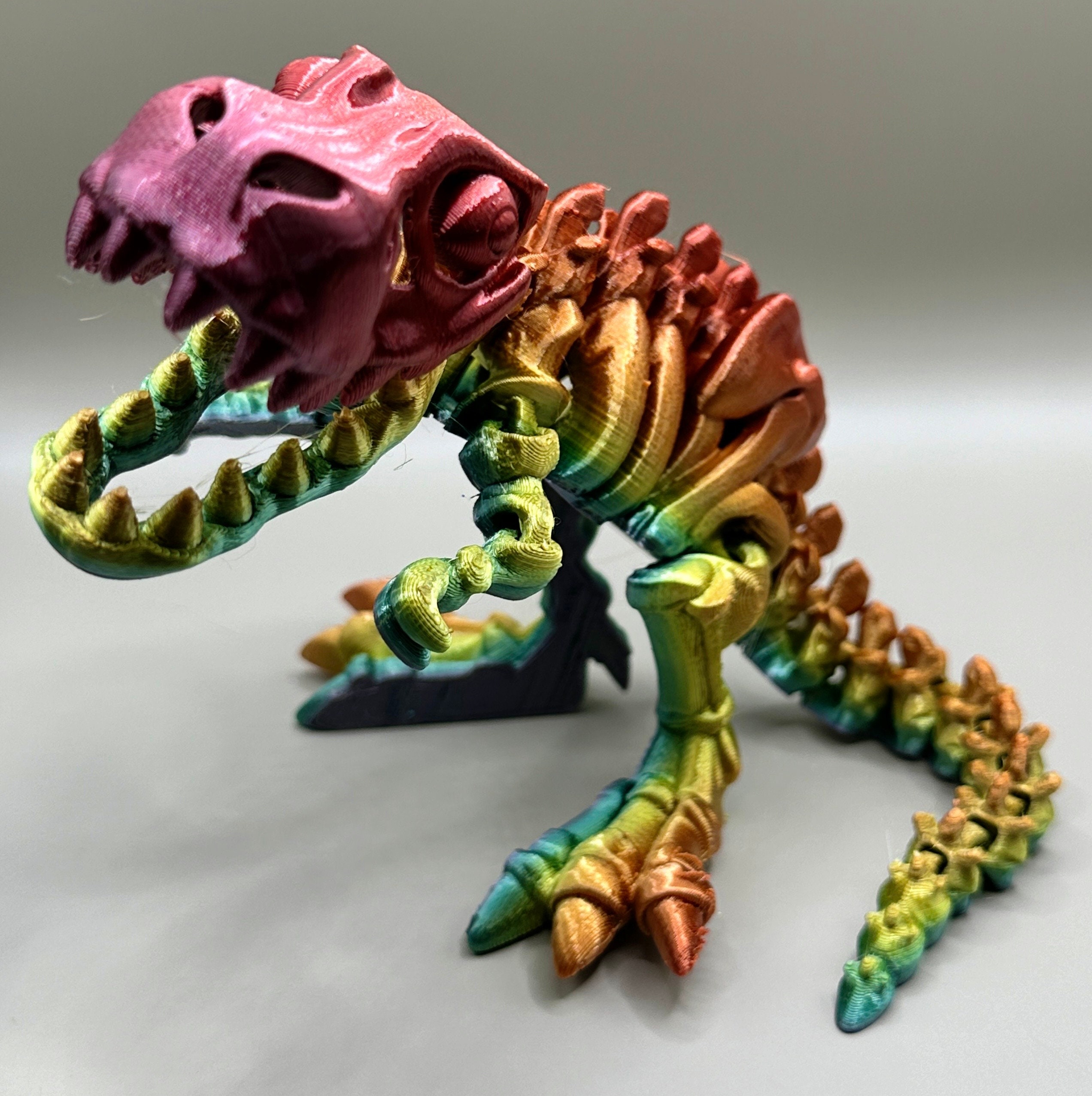 3D Printed Articulated T-rex, Articulated T Rex 3d Print, 3d Printed ... 3D Printed Articulated T-rex, Articulated T Rex 3d Print, 3d Printed ...