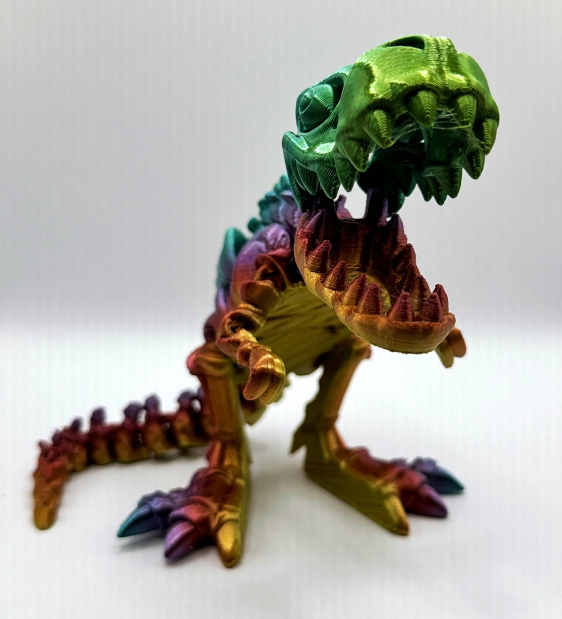3d Printed Articulated T Rex Articulated T Rex 3d Print 3d Printed