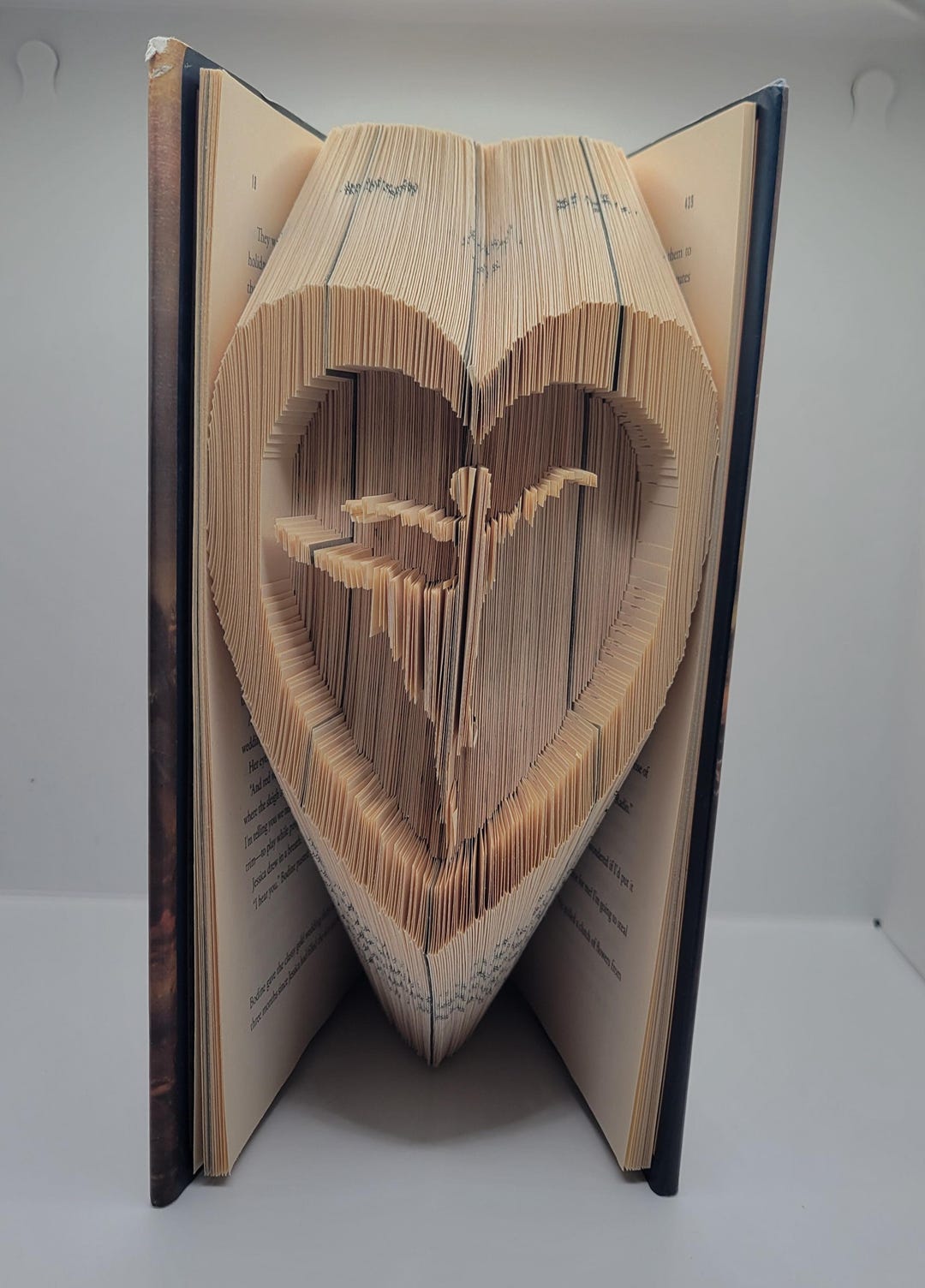 Ballerina and Heart Folded Book (actual Book/not Pattern) - Etsy