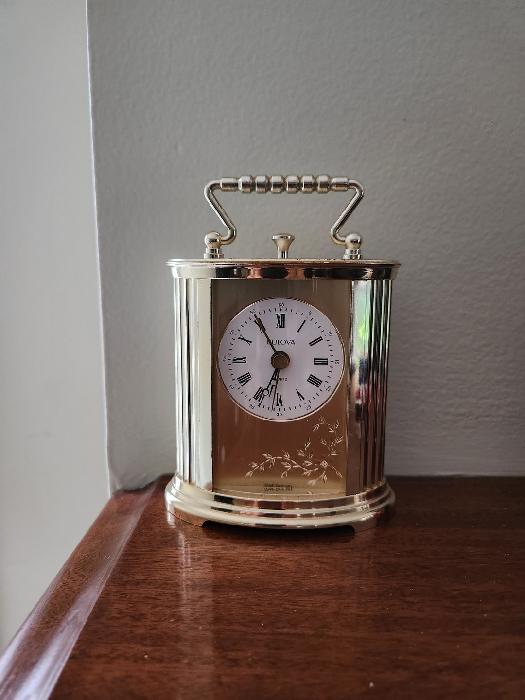 BULOVA Quartz Alarm Clock - Etsy