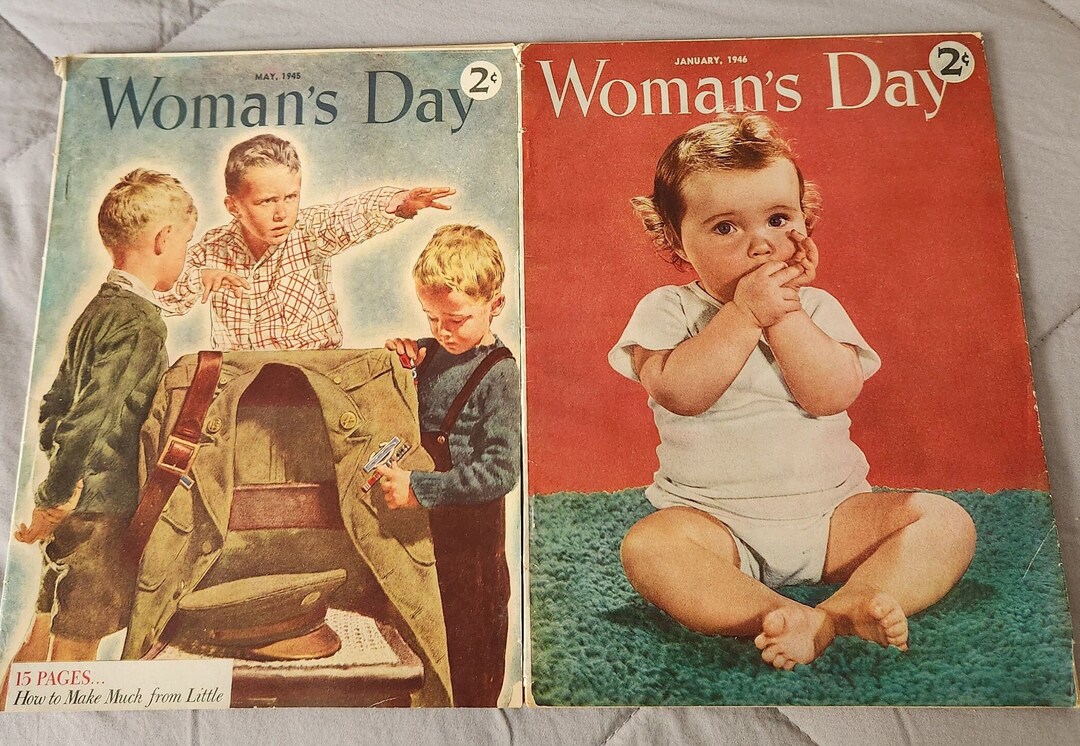 1940's Woman's Day Magazines - Etsy