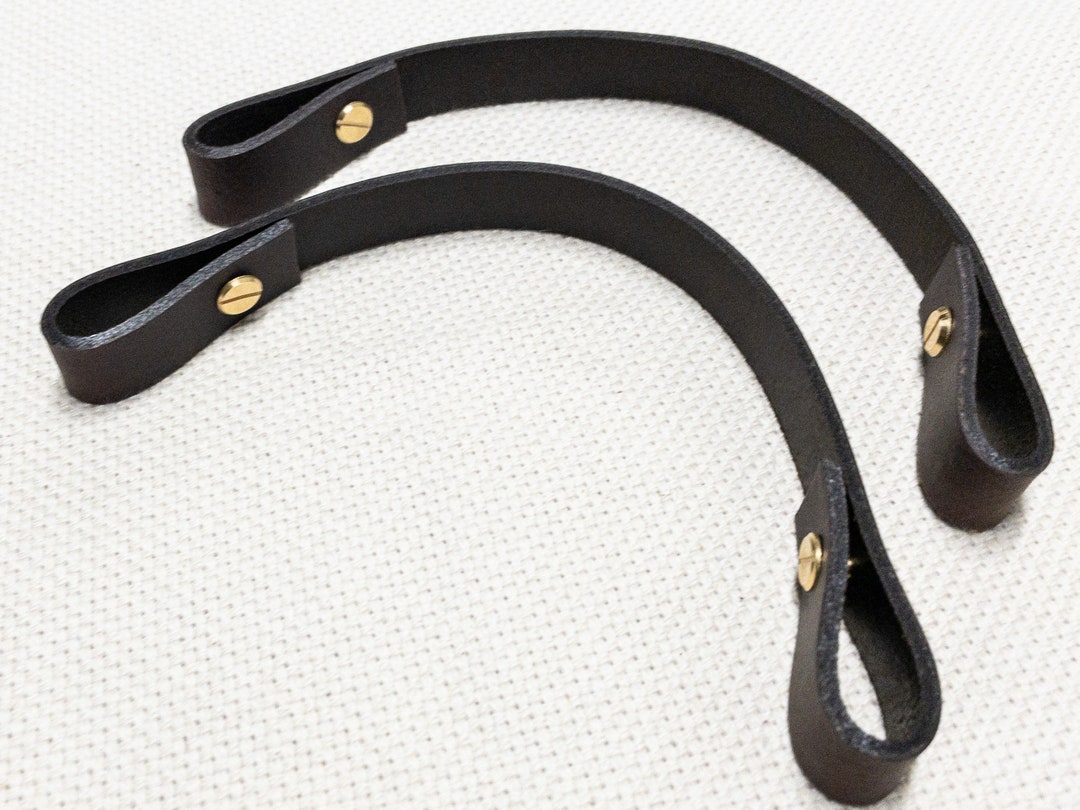 Leather Handles for Bags, Leather Handles for Crochet Bags, Leather ...