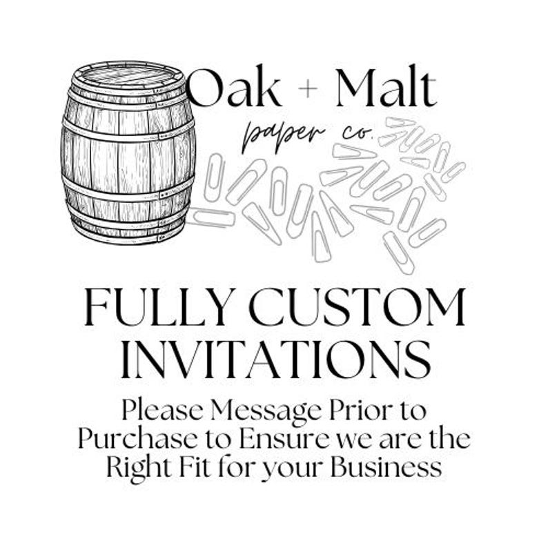 CUSTOM INVITATIONS - Etsy
