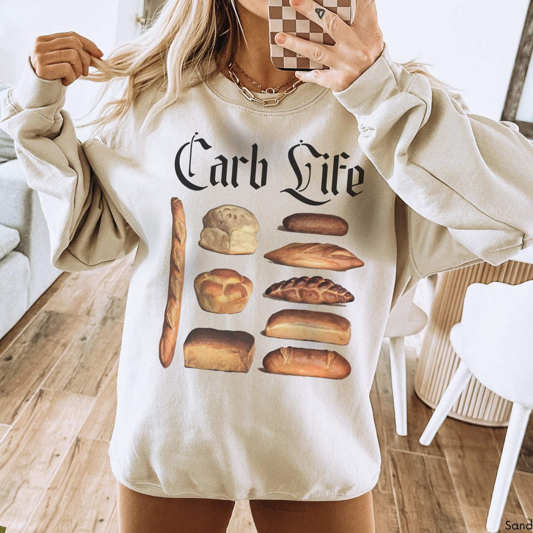 Bread Baker Shirt, Bread Chart Shirt, Sourdough Baker Shirt, Carbs ...