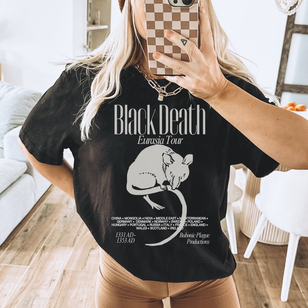 Black Death Shirt Black Plague Tour Shirt Dark Academia History Shirt