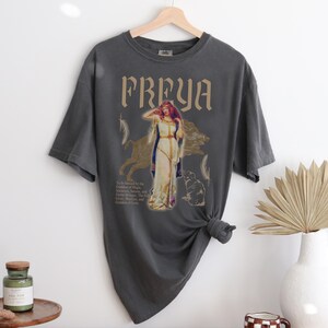 Freya Goddess T-shirt: Comfort Colors Pagan Witch Clothing - Etsy