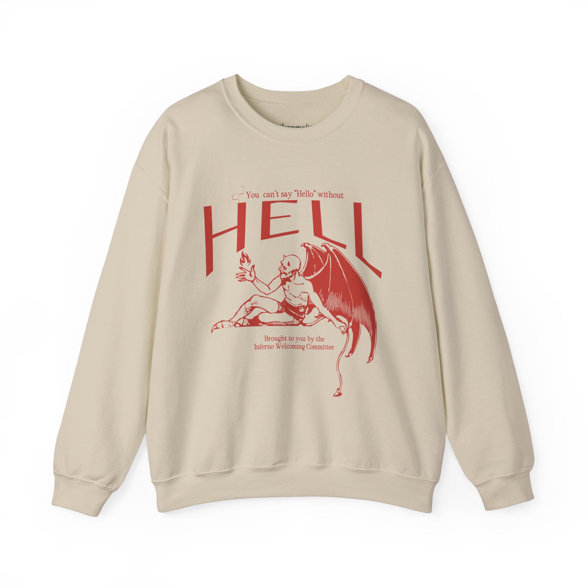 Hell Welcoming Committee Sweatshirt Unisex Weirdcore Mall Goth Funny ...
