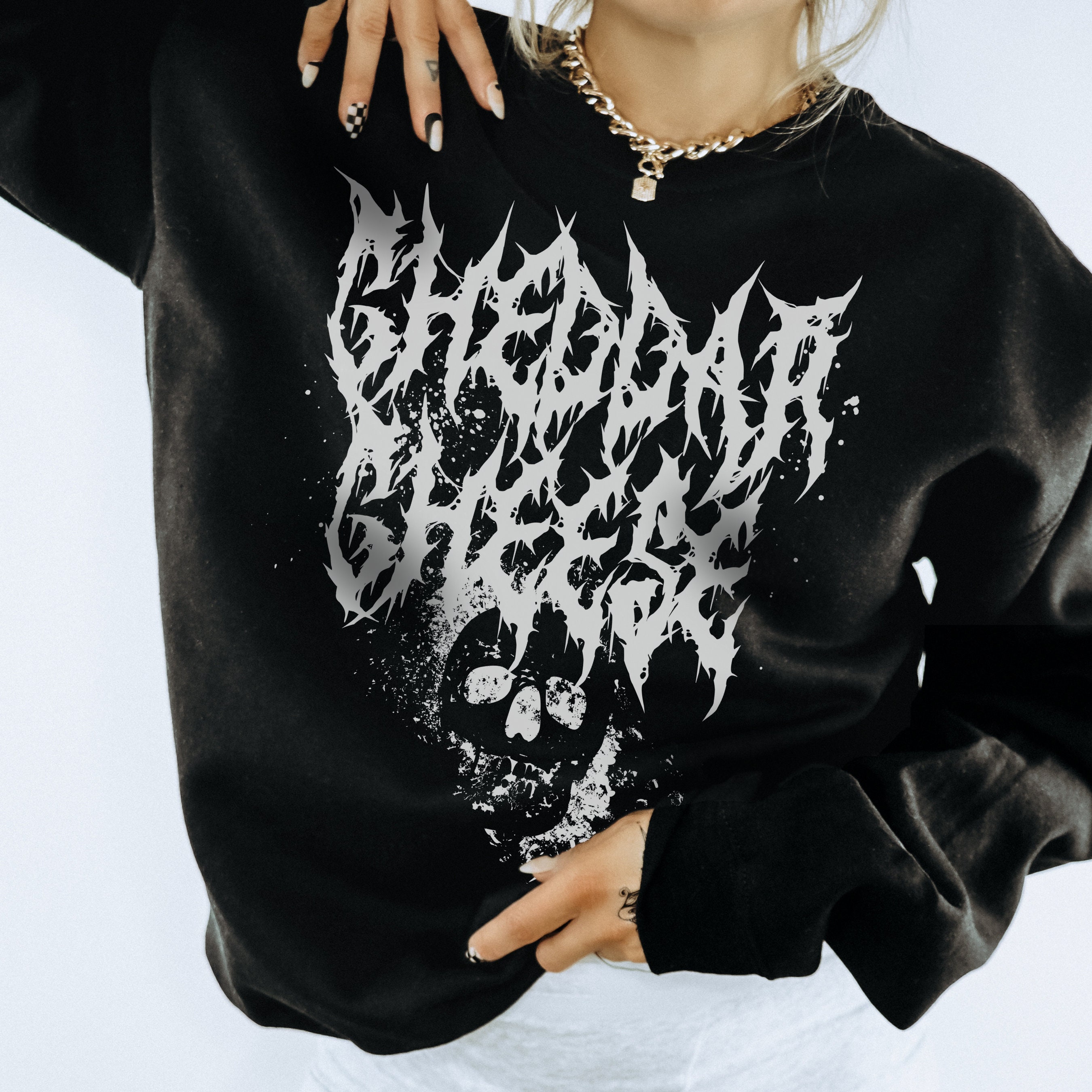Cheddar Cheese Death Metal Sweatshirt Unisex Cheese Lover T Shirt, Gift ...