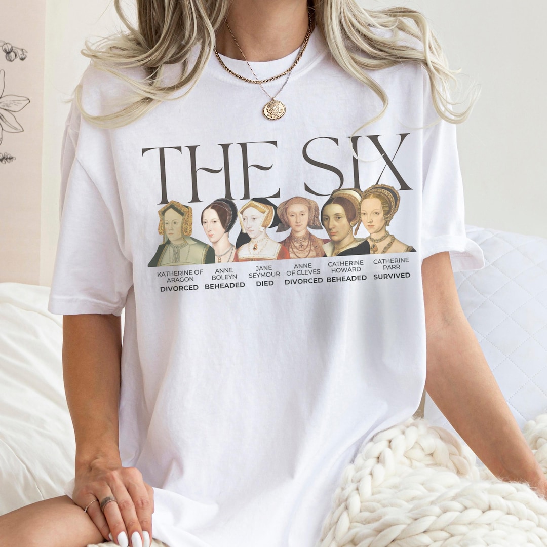Tudor History Comfort Colors Shirt: Six Wives of Henry VIII - Etsy
