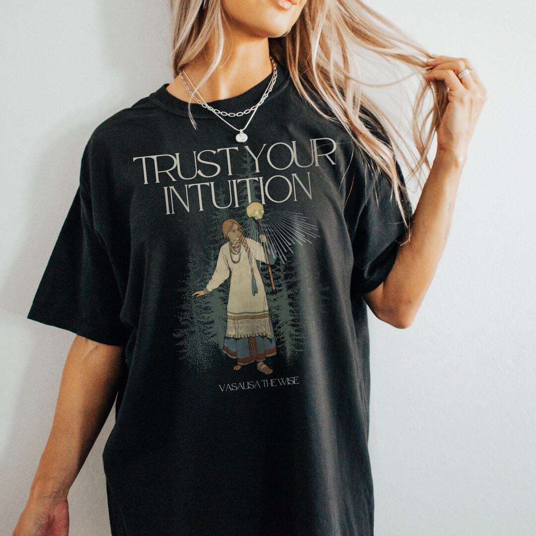 Vasalisa the Wise Shirt: Comfort Colors Slavic Folklore Witch Tee - Etsy