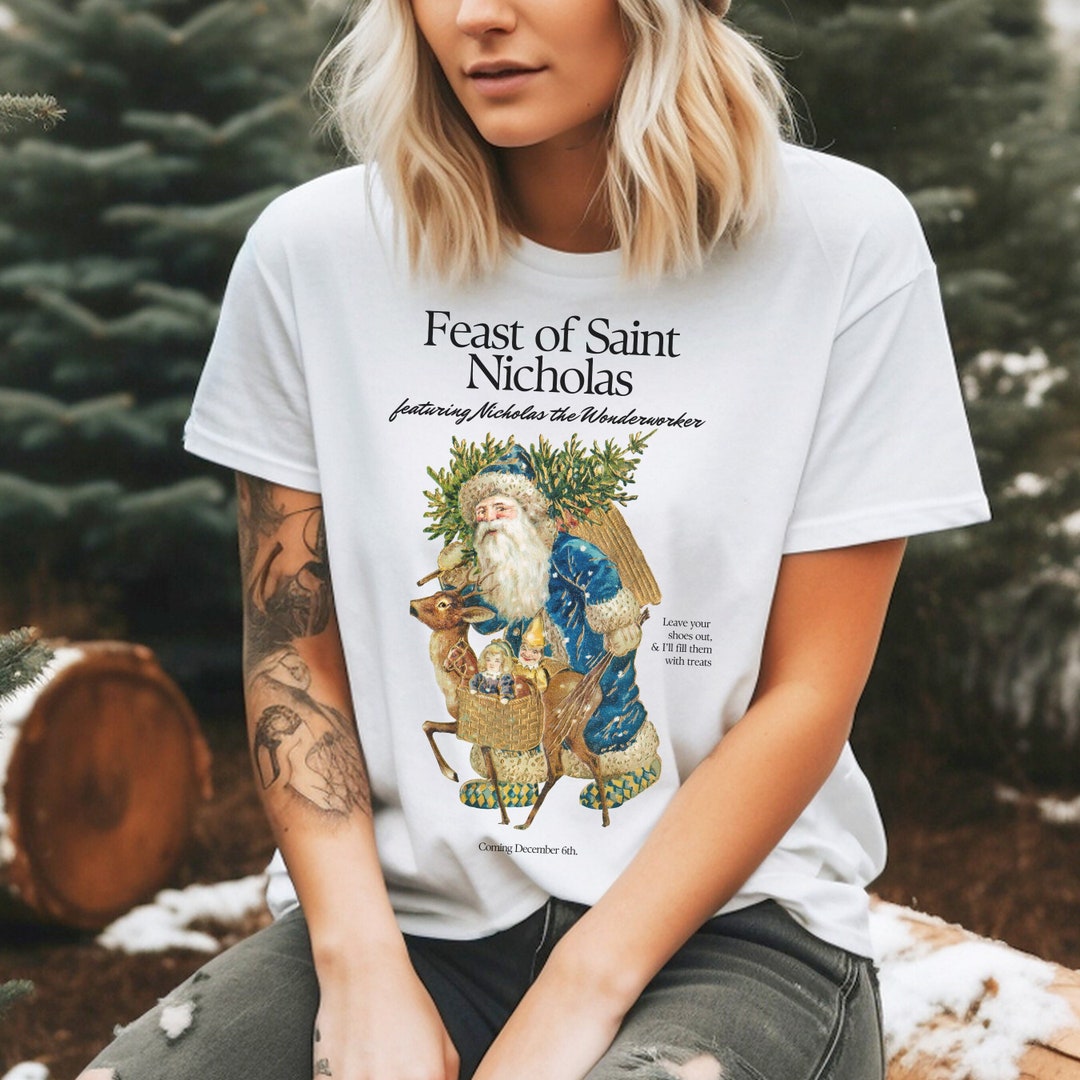 Saint Nicholas Sweater, Folklore Christmas, Catholic Saint Nick, Winter ...