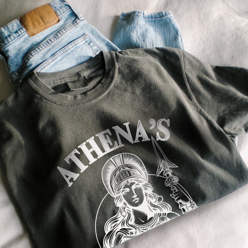 Athena Goddess Shirt: Fellowship of Inventors Comfort Colors Greek ...