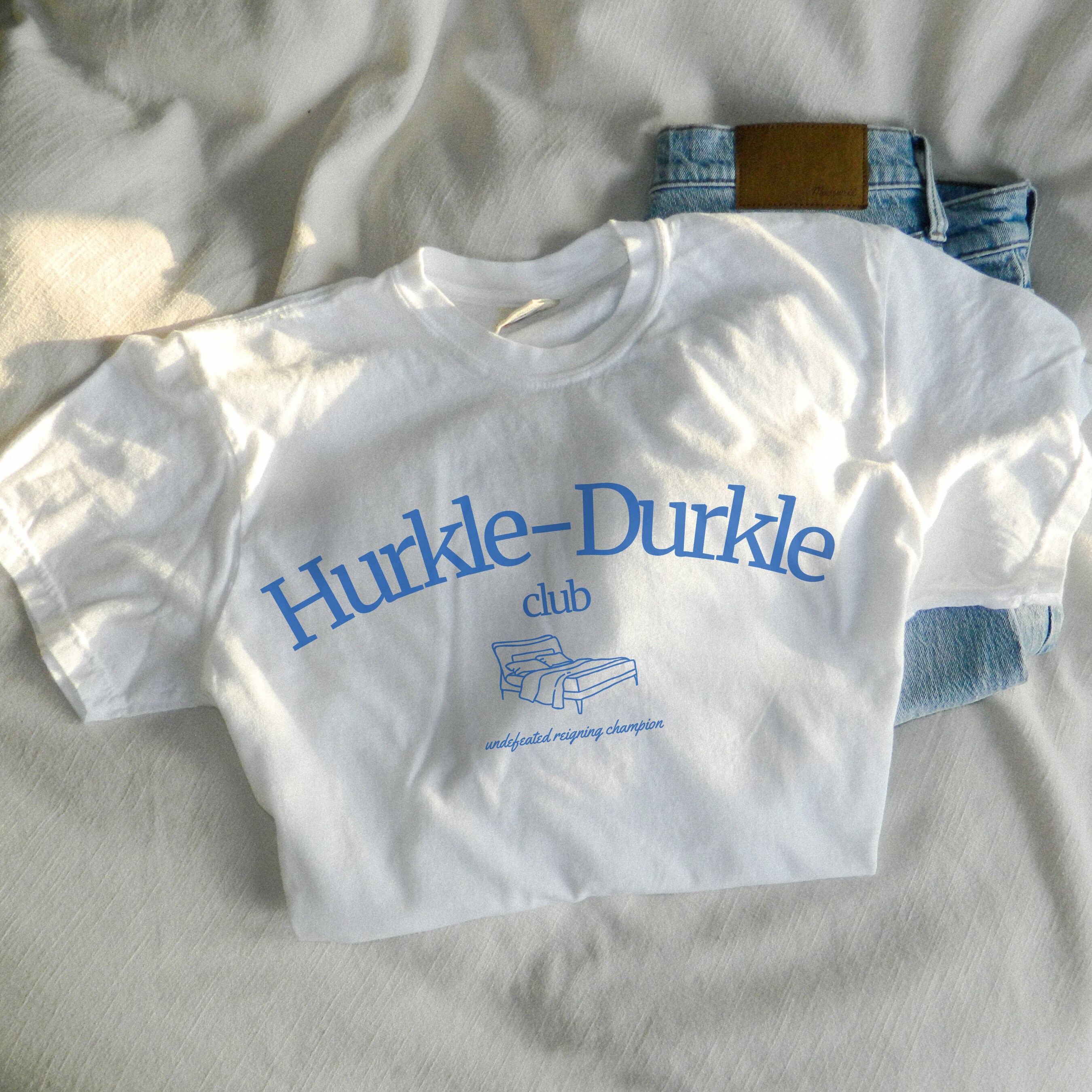 Stay in Bed Hurkle Durkle Club Comfort Colors T-shirt: Scottish Slang ...