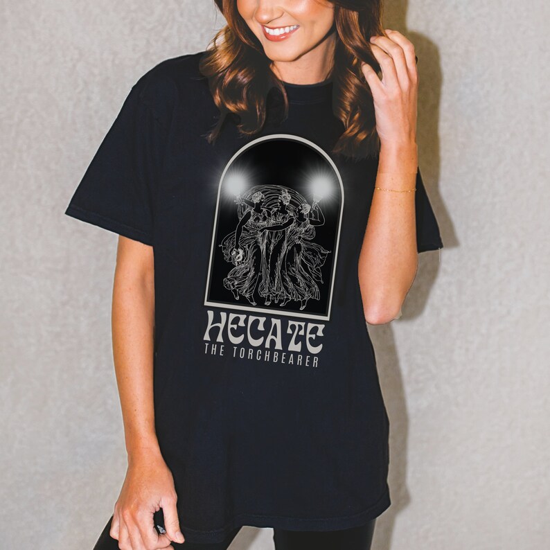 Hecate Shirt: Greek Mythology the Torchbearer Goddess Comfort Colors ...