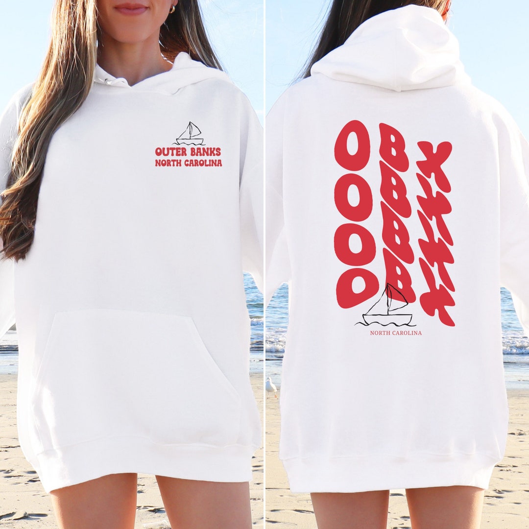 Outer Banks Shirt OBX NC Gift Summer Surf Sailing Souvenir Oversized ...