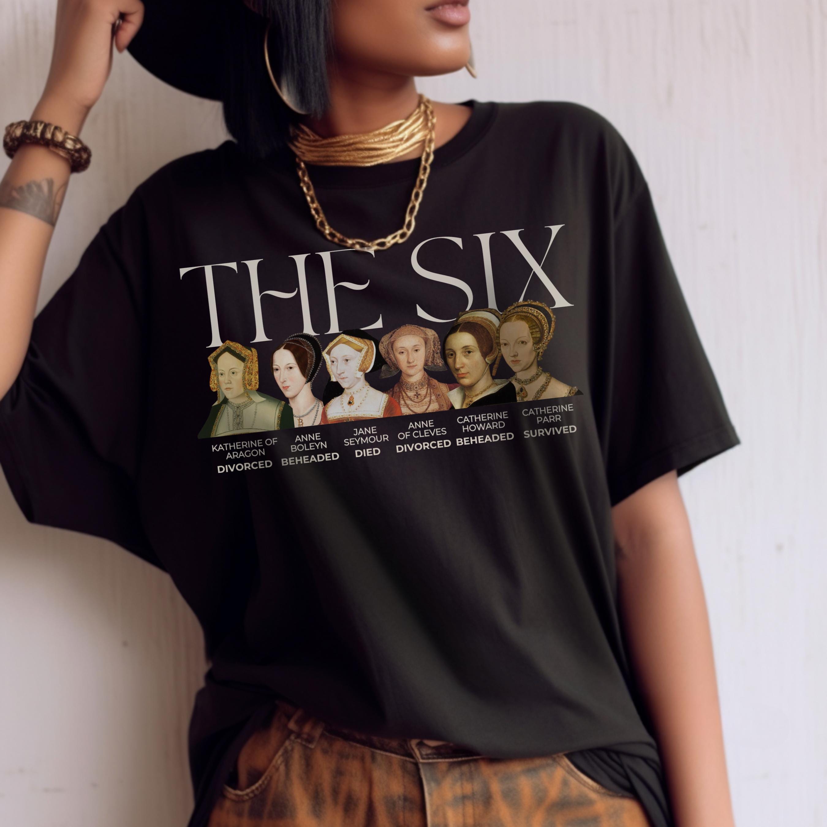 Tudor History Comfort Colors Shirt: Six Wives of Henry VIII - Etsy