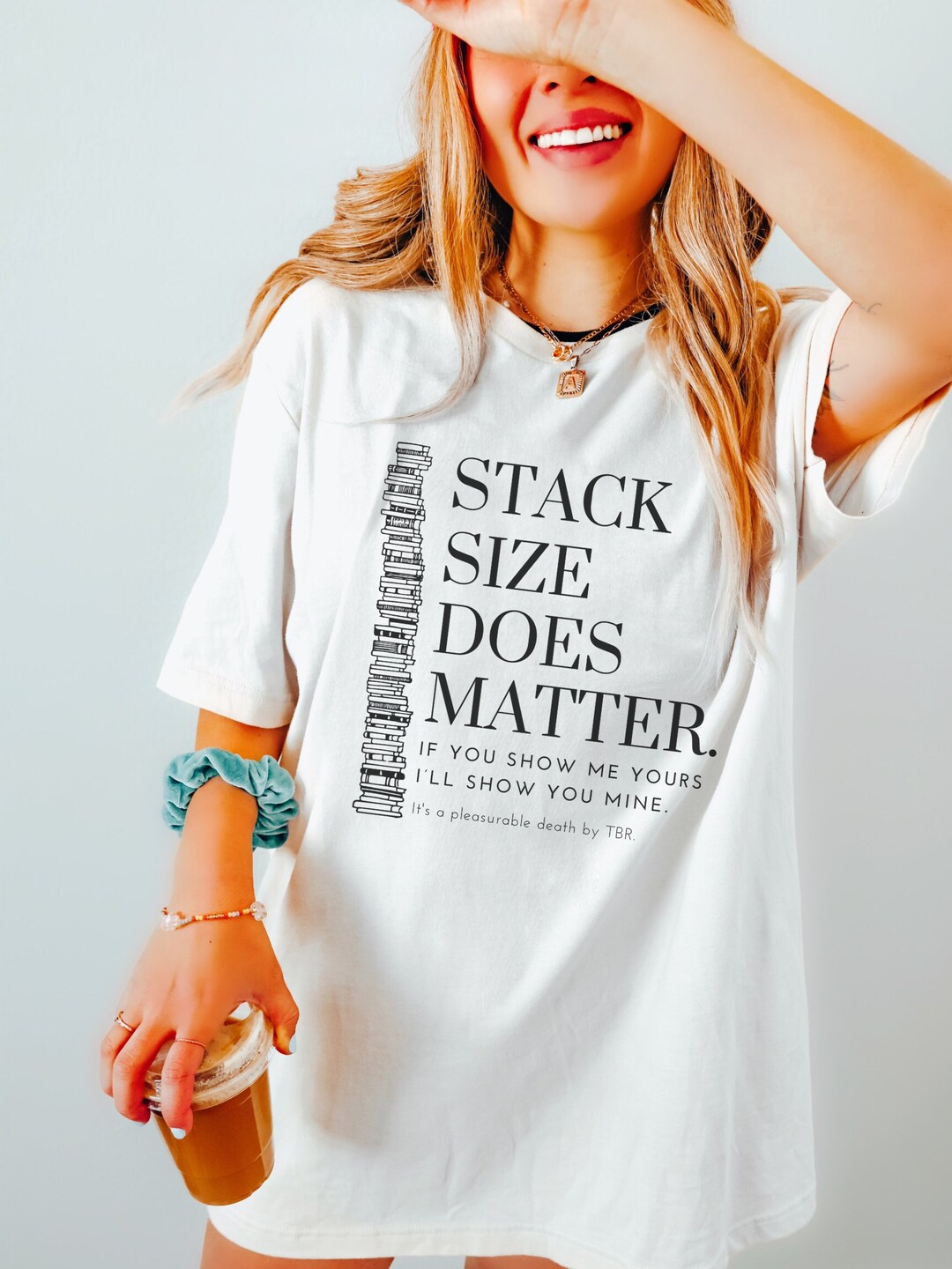 Stack Size Does Matter Shirt: Funny Booktok Reader Tee - Etsy
