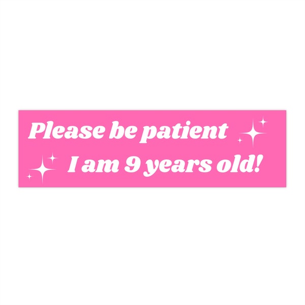 I Am 9 Years Old - Etsy