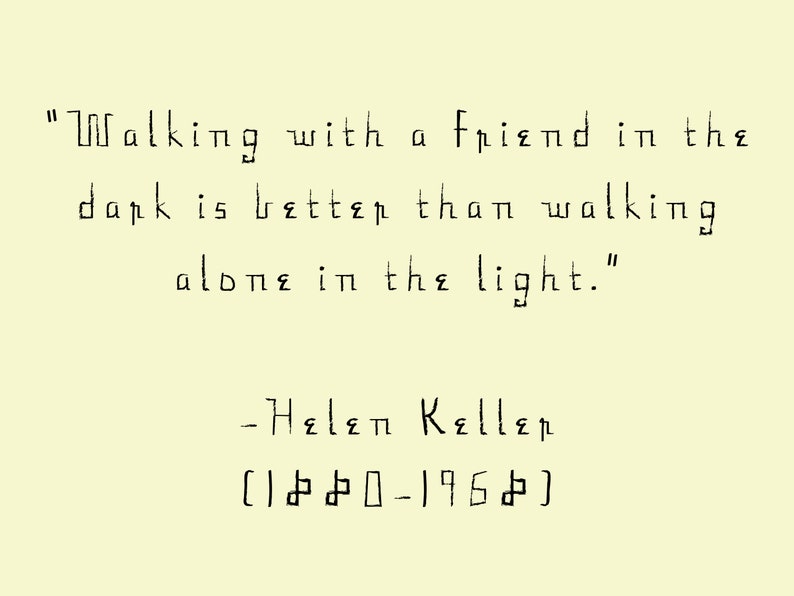 FONT: Helen Keller Handwriting Font (PERSONAL LICENSE) - Etsy