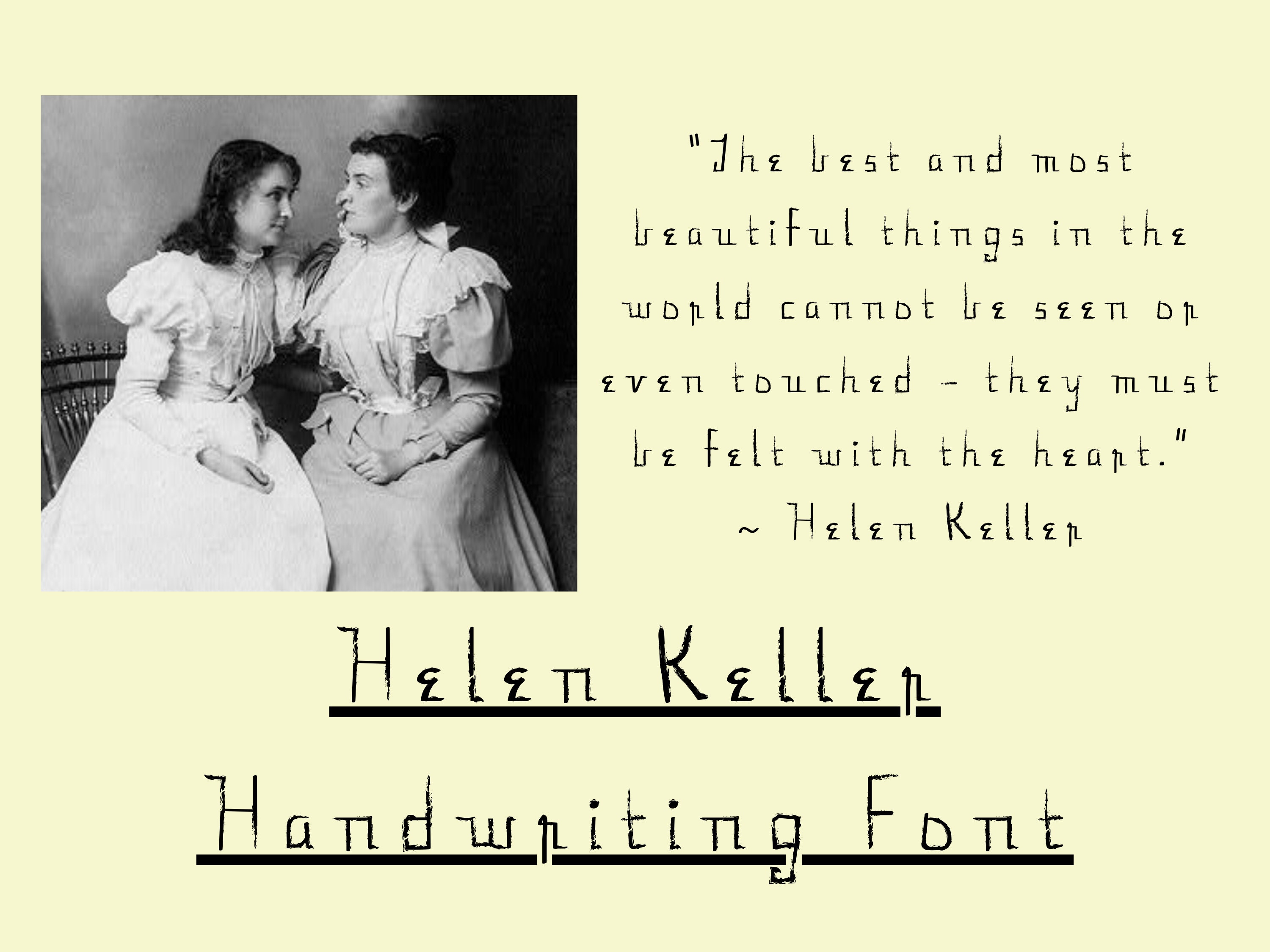 FONT: Helen Keller Handwriting Font (PERSONAL LICENSE) - Etsy UK