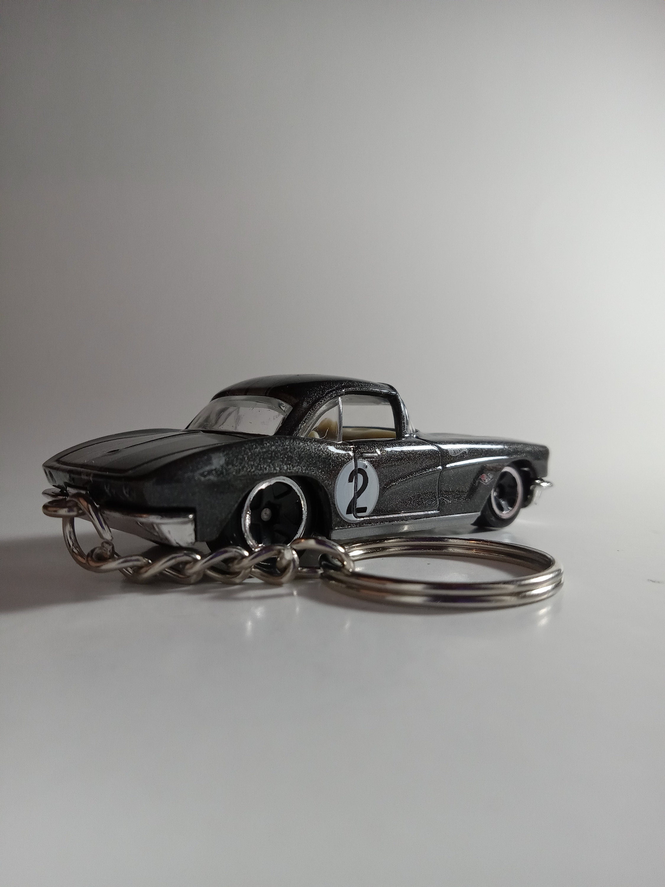 62 Chevy Corvette Hotwheel Keychain Car Keychain Keychain Truck Car Car ...
