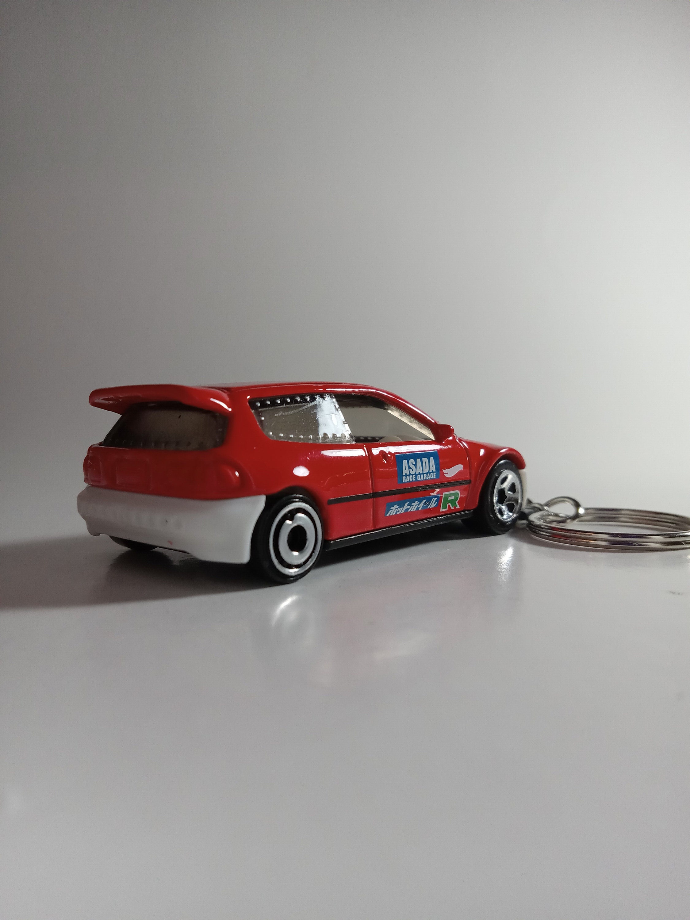 Honda Civic Custom Hotwheel Keychain Car Keychain Keychain Truck Car ...