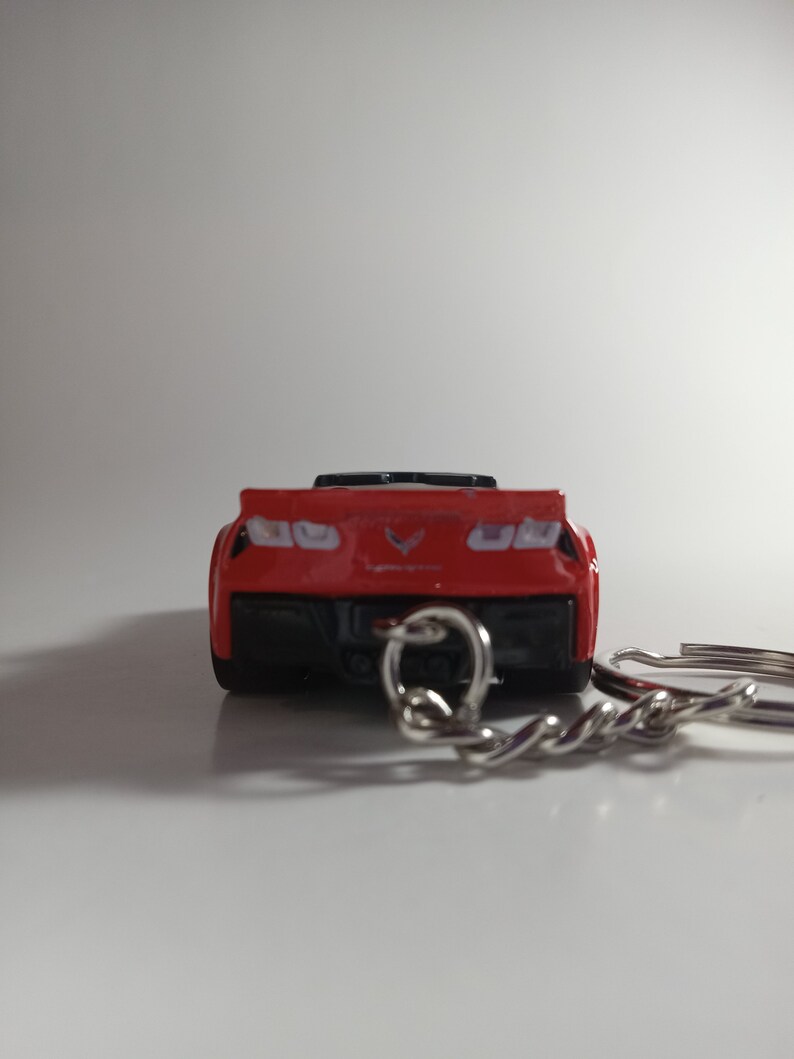 Chevy Corvette C7 Z06 Hotwheel Keychain Car Keychain Keychain Truck Car ...