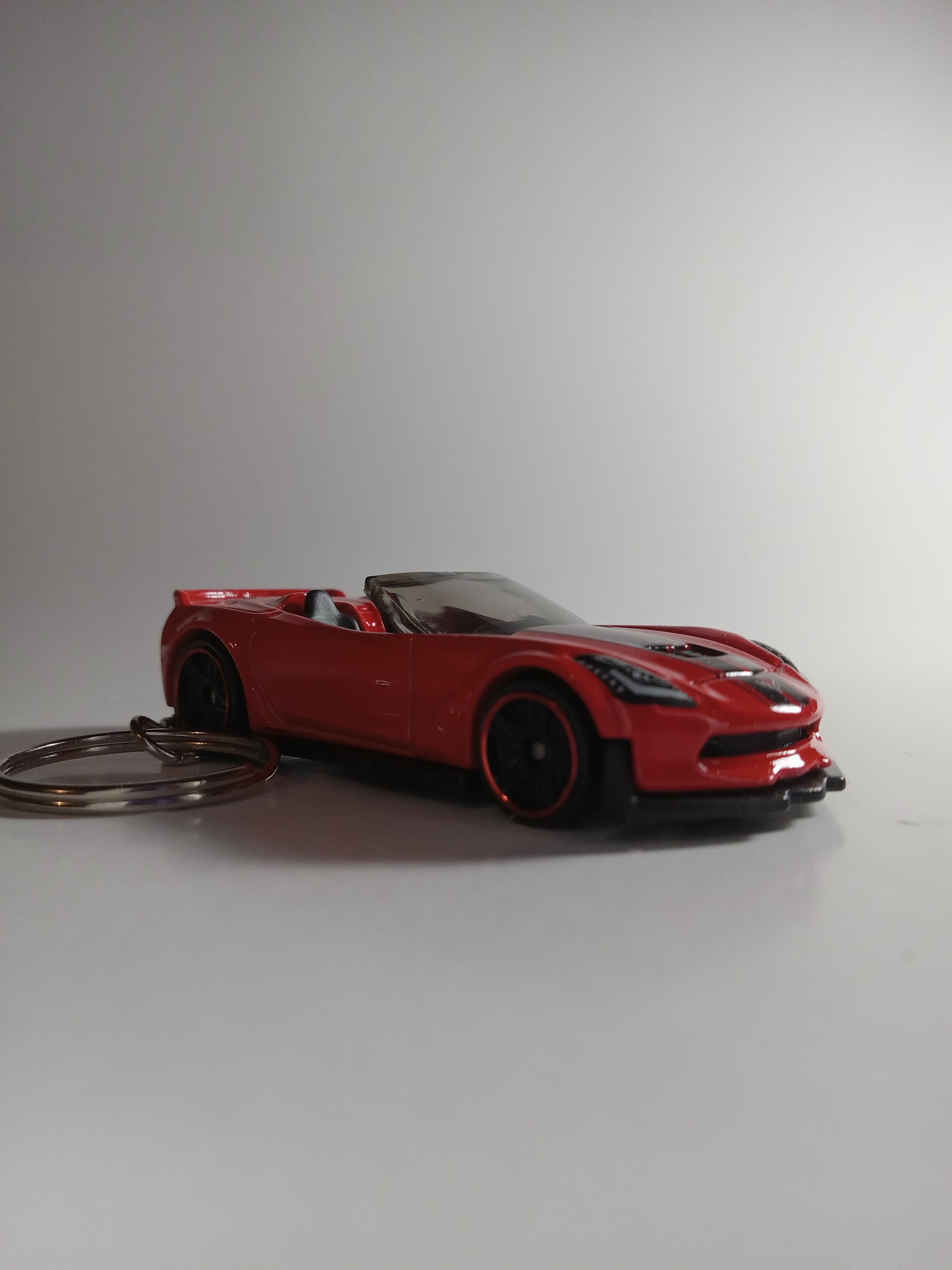 Chevy Corvette C7 Z06 Hotwheel Keychain Car Keychain Keychain Truck Car ...