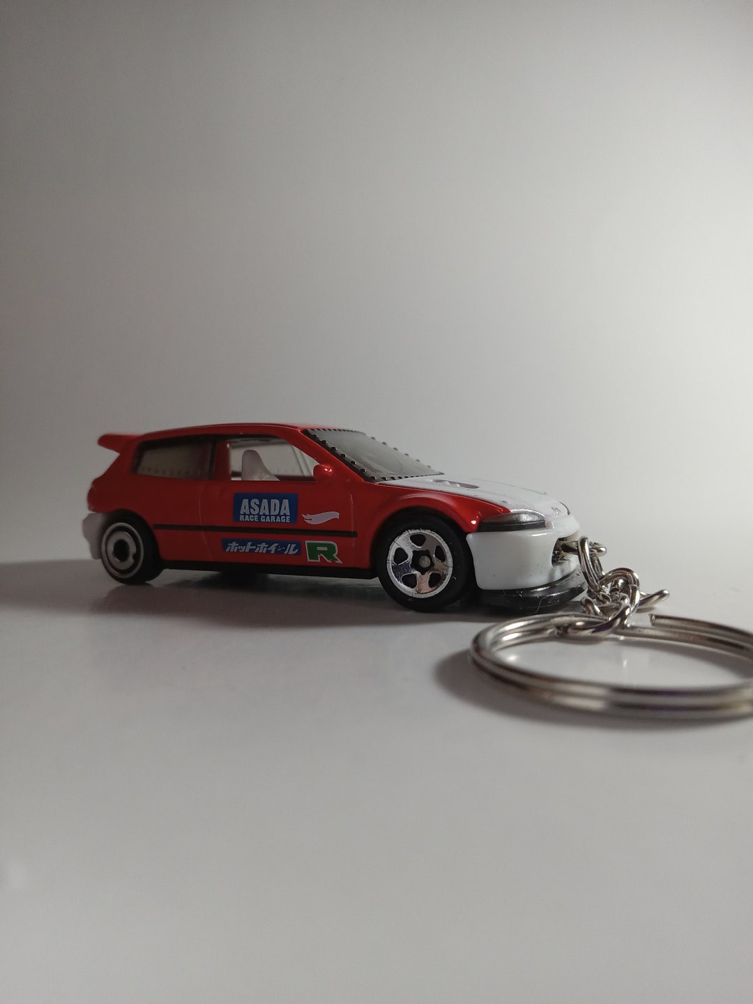 Honda Civic Custom Hotwheel Keychain Car Keychain Keychain Truck Car ...