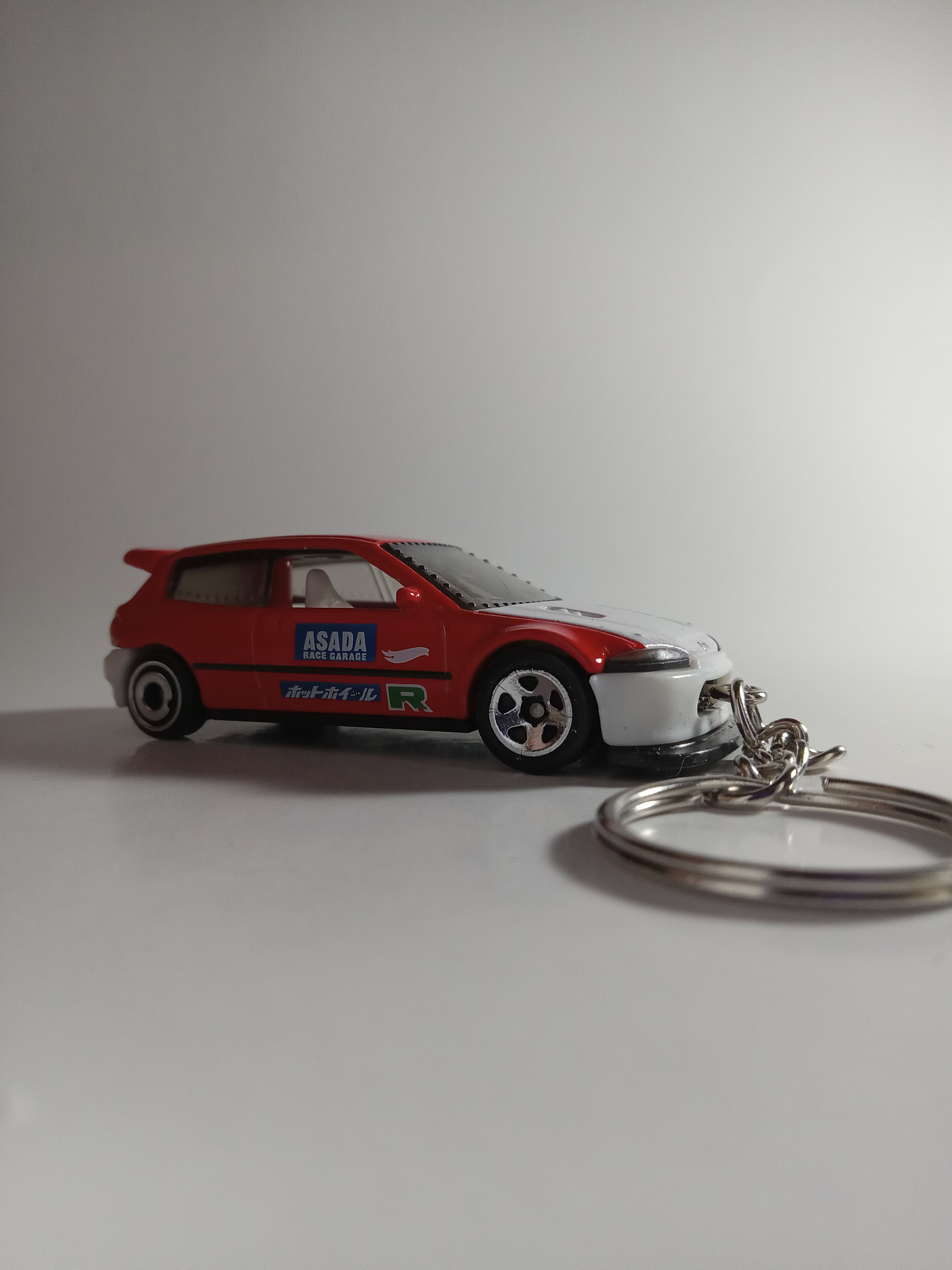 Honda Civic Custom Hotwheel Keychain Car Keychain Keychain Truck Car ...